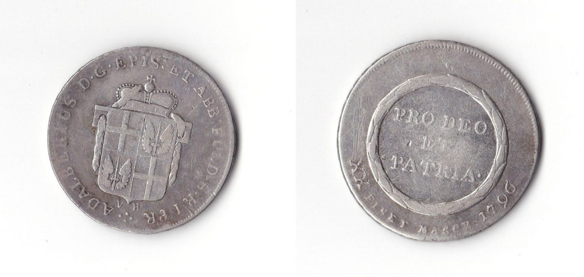 1/2 Taler Fulda 1/2 Konventionstaler 1796 ss | MA-Shops