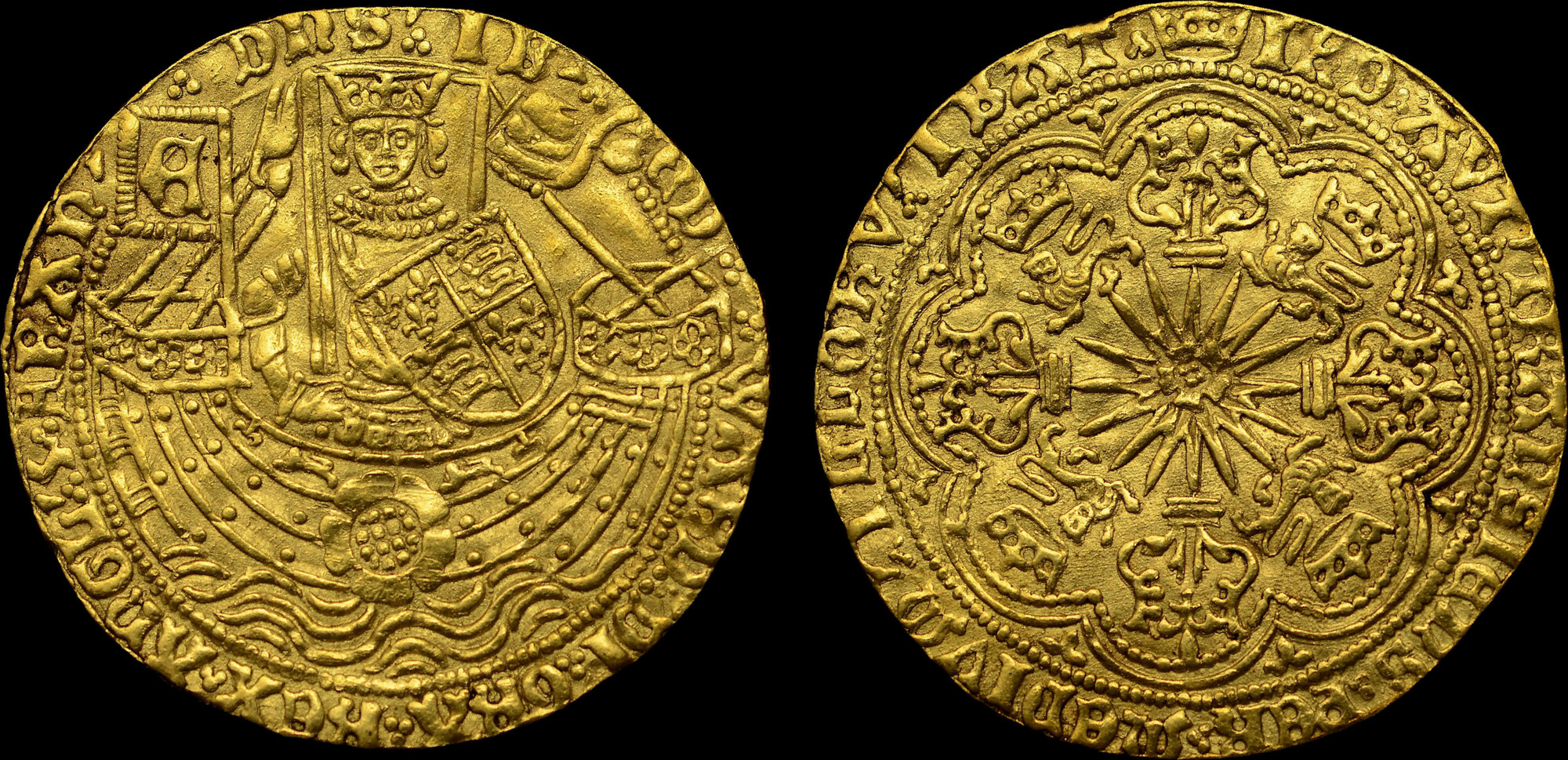 GREAT BRITAIN C. 1495 EDWARD IV GOLD RYAL, FLEMISH ISSUE | MA-Shops