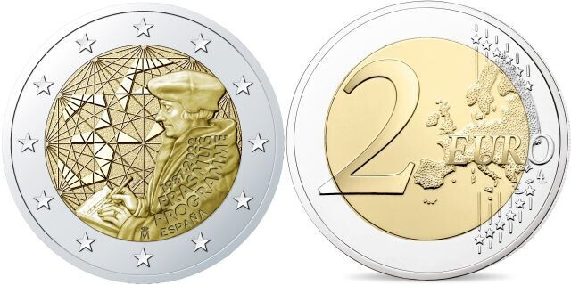 Spanien 2 Euro 2022 35 Jahre ERASMUS-Programm stgl | MA-Shops