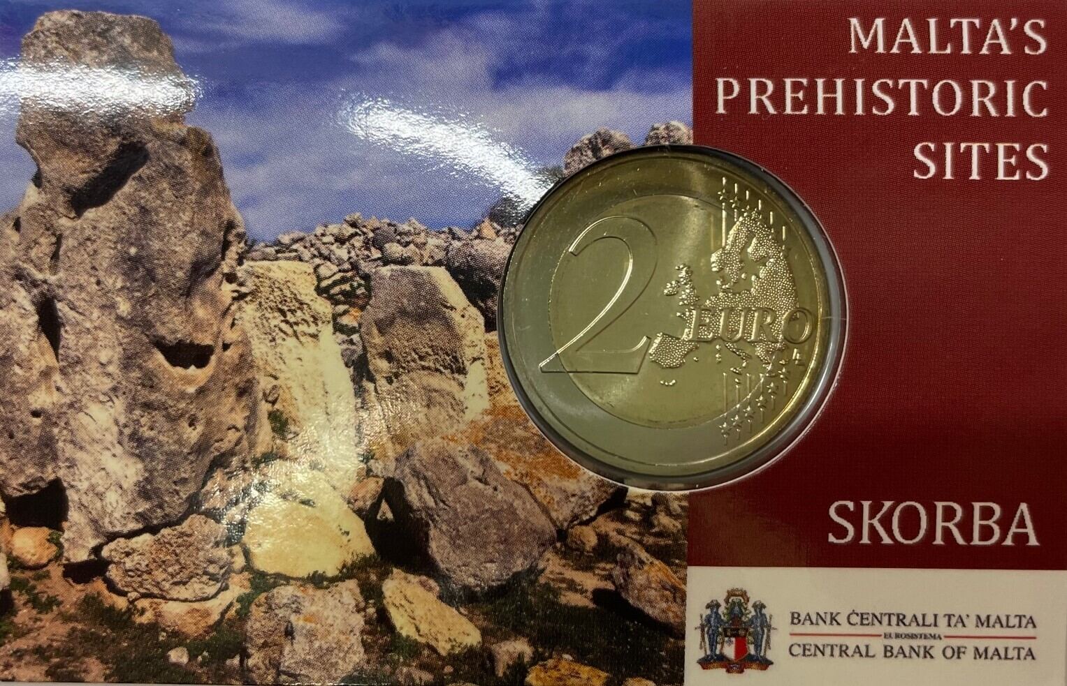 Malta 2 Euro 2020 Ta' Skorba Tempel, ( 3600-2500 BC ) 5. von 7 Ausgaben ...