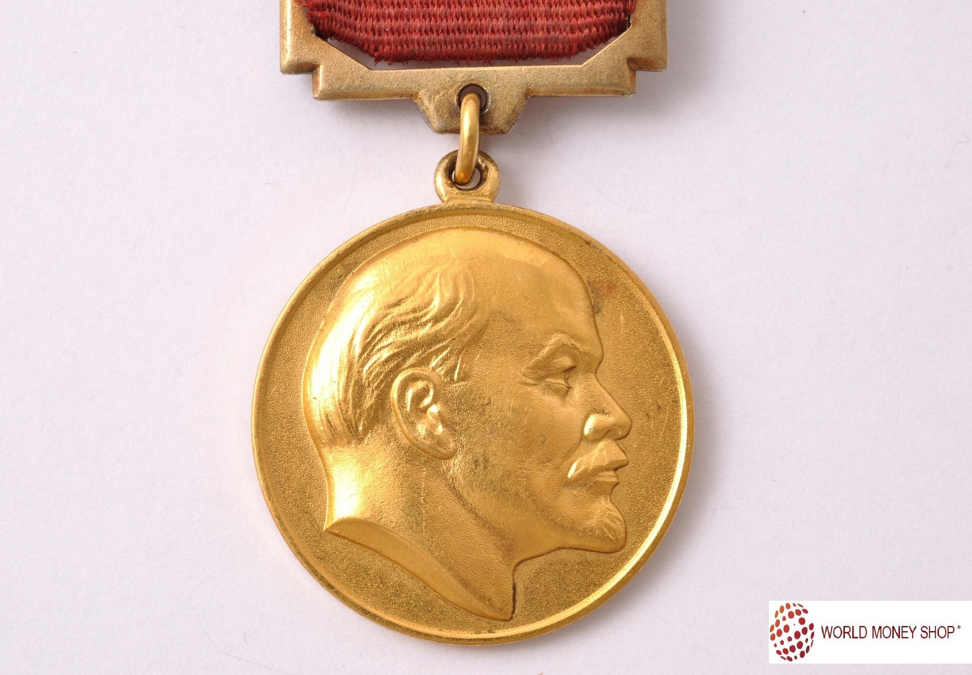 Medal USSR VERY RARE Lenin Prize Badge GOLD 1960s Nº 1597 AU | MA-Shops