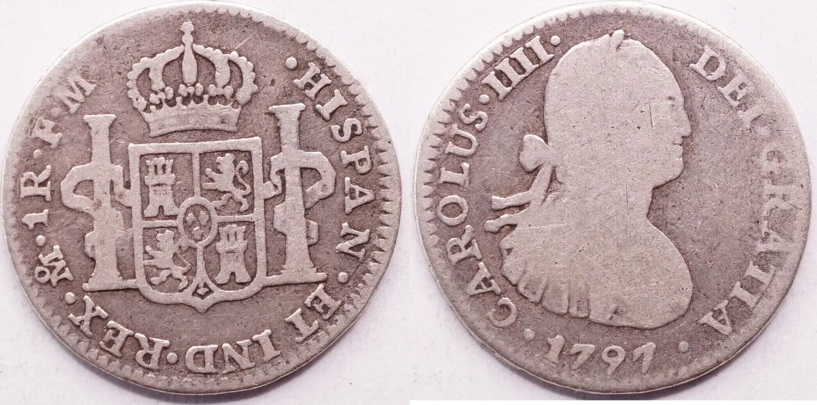 Mexico city Real 1797 Carlos IIII s | MA-Shops