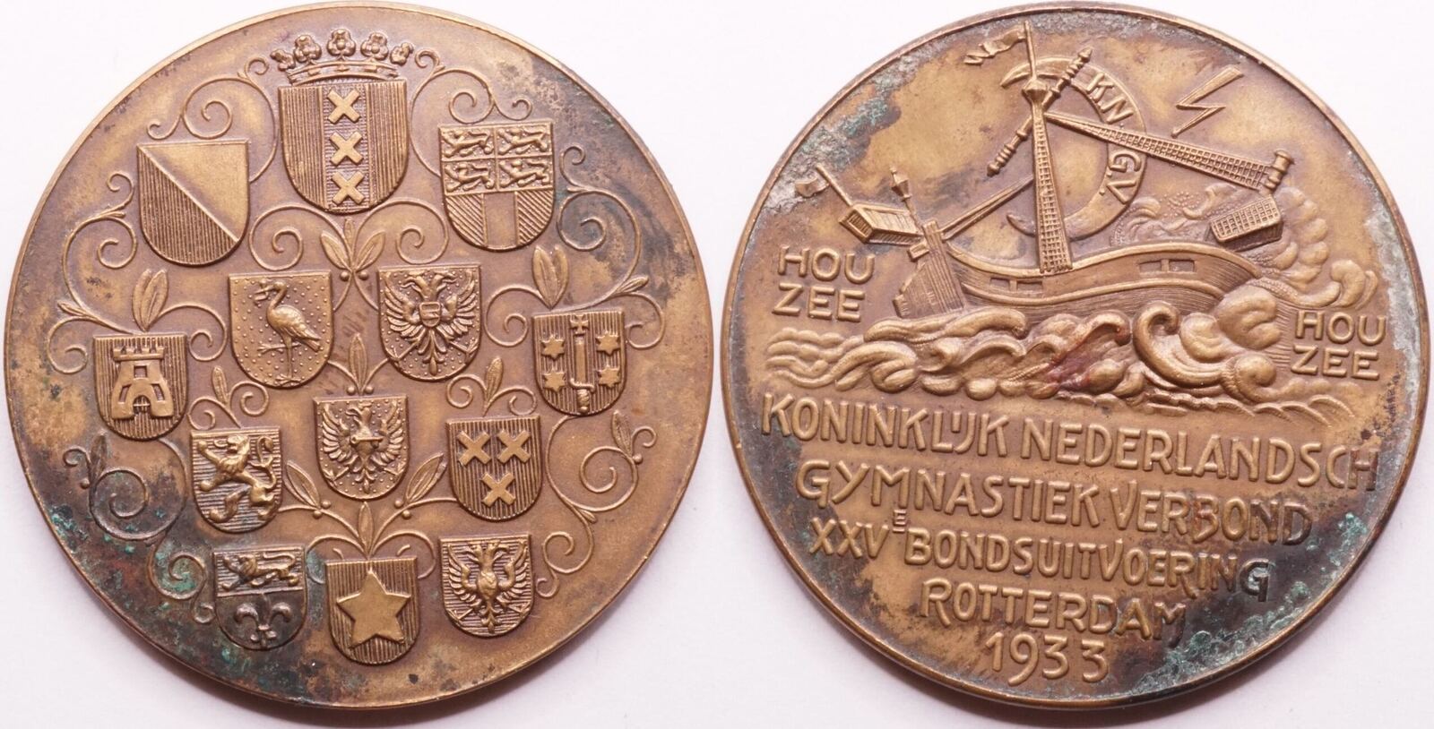 Nederland, Rotterdam penning 1933 ss-vzgl | MA-Shops