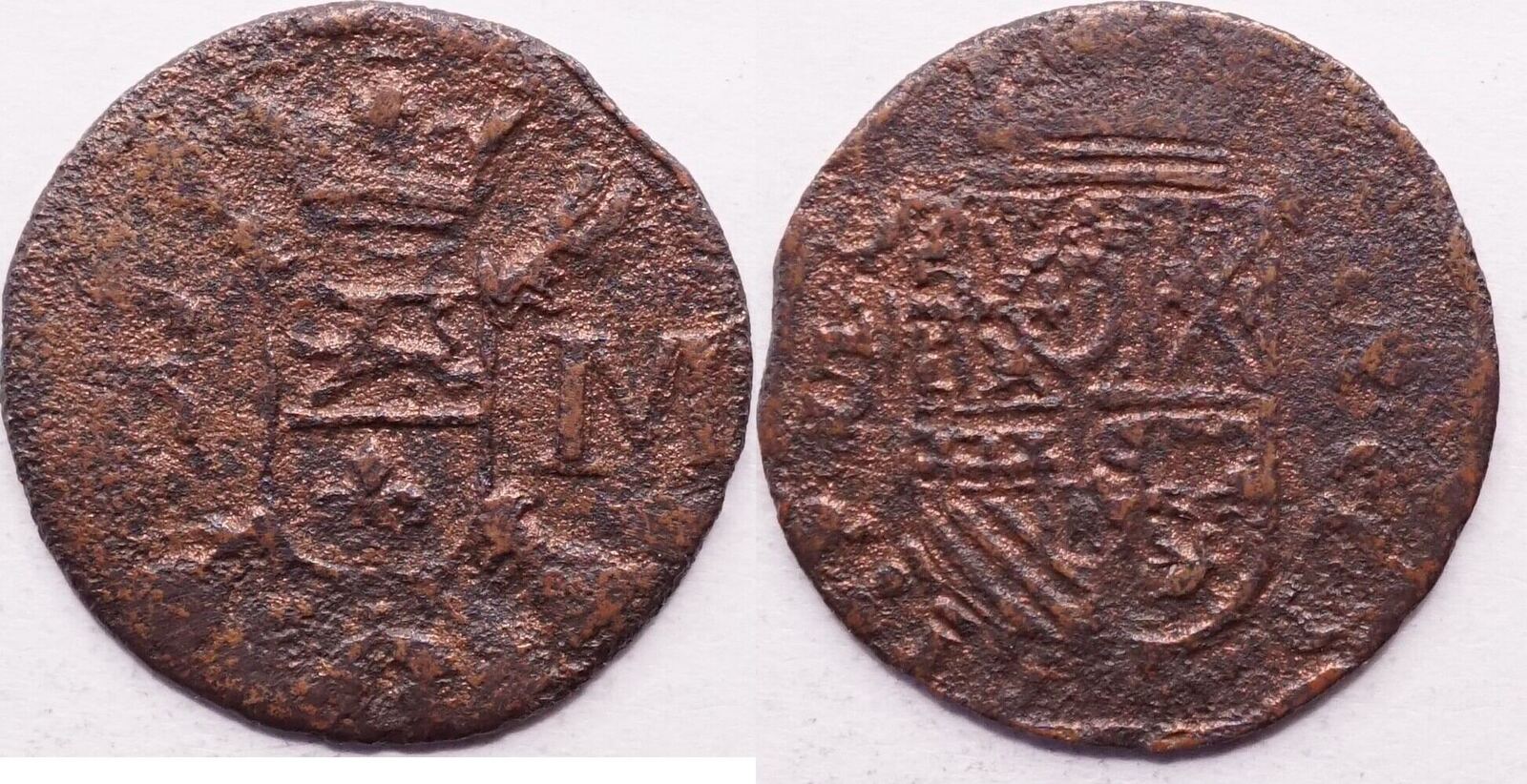 Provinciale munten, Roermond gigot of duit 1650-1664 ss | MA-Shops