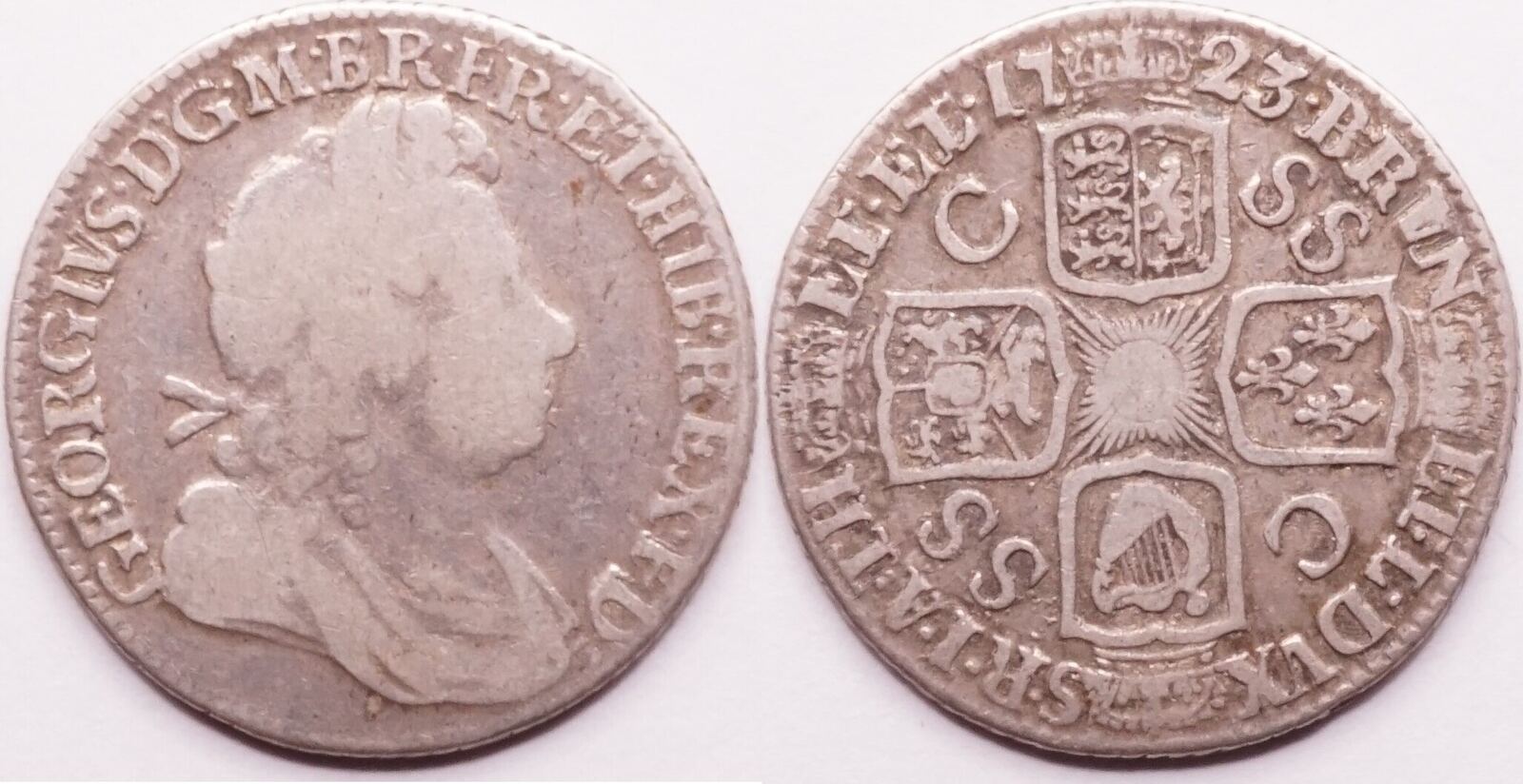 Great Britain Shilling 1723 CSS George I s-ss | MA-Shops