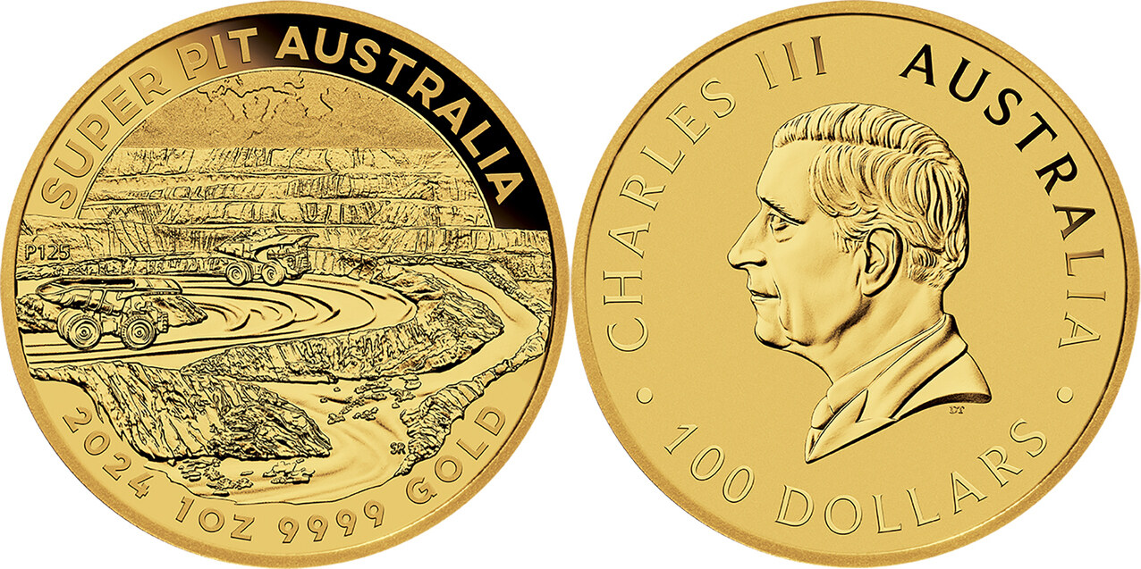 Australien 100$ 2024 1 oz Goldmünze Super Pit ST | MA-Shops