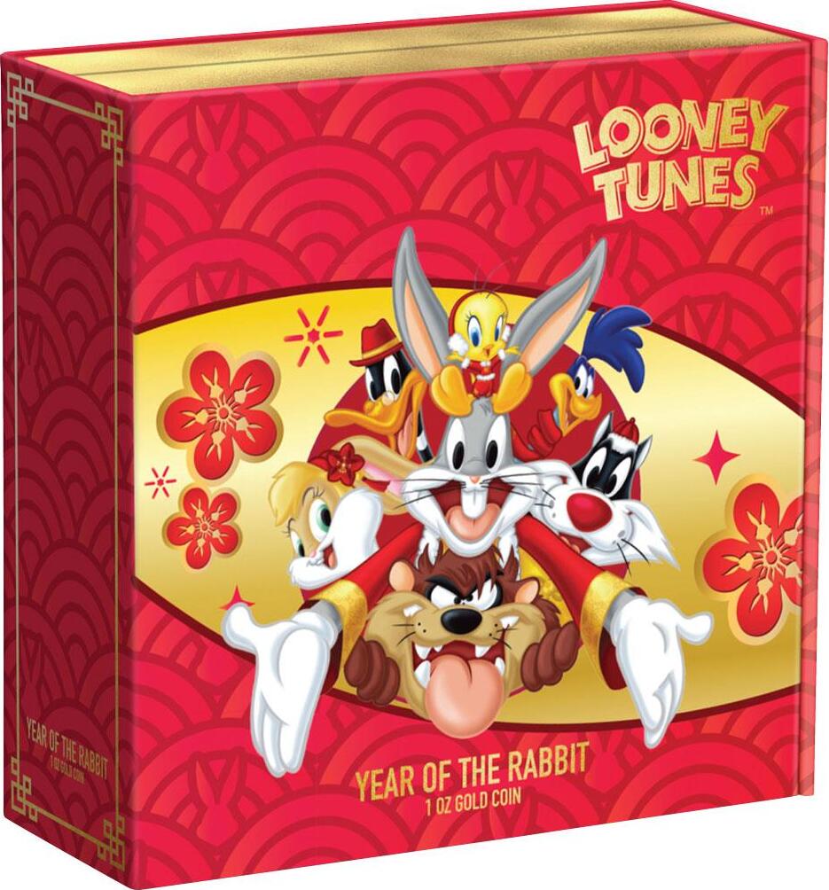 Niue 250$ 2023 1 oz Goldmünze Bugs Bunny PP | MA-Shops