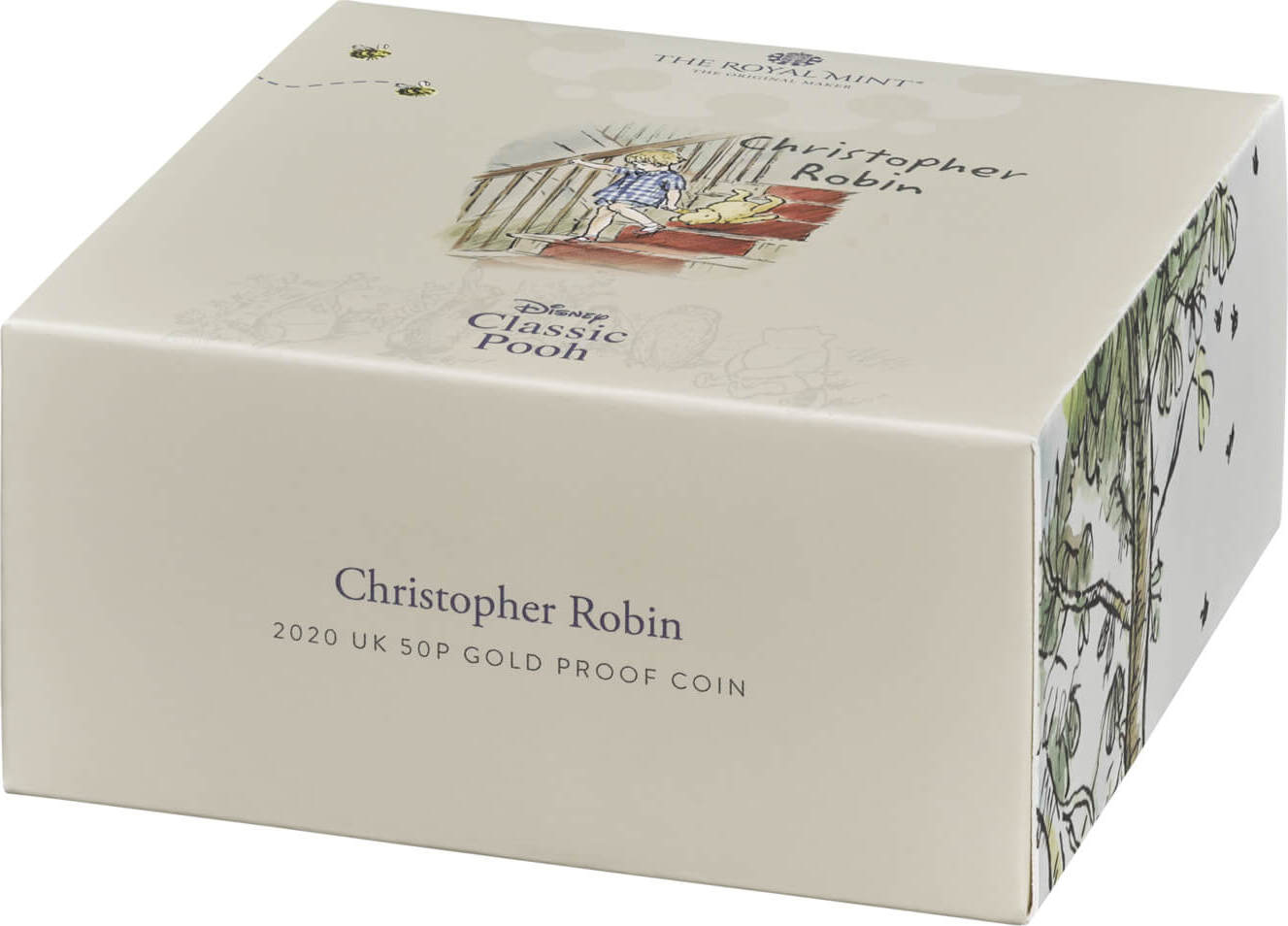Großbritannien 50 Pence 2020 Goldmünze Disney - Winnie the Pooh ...