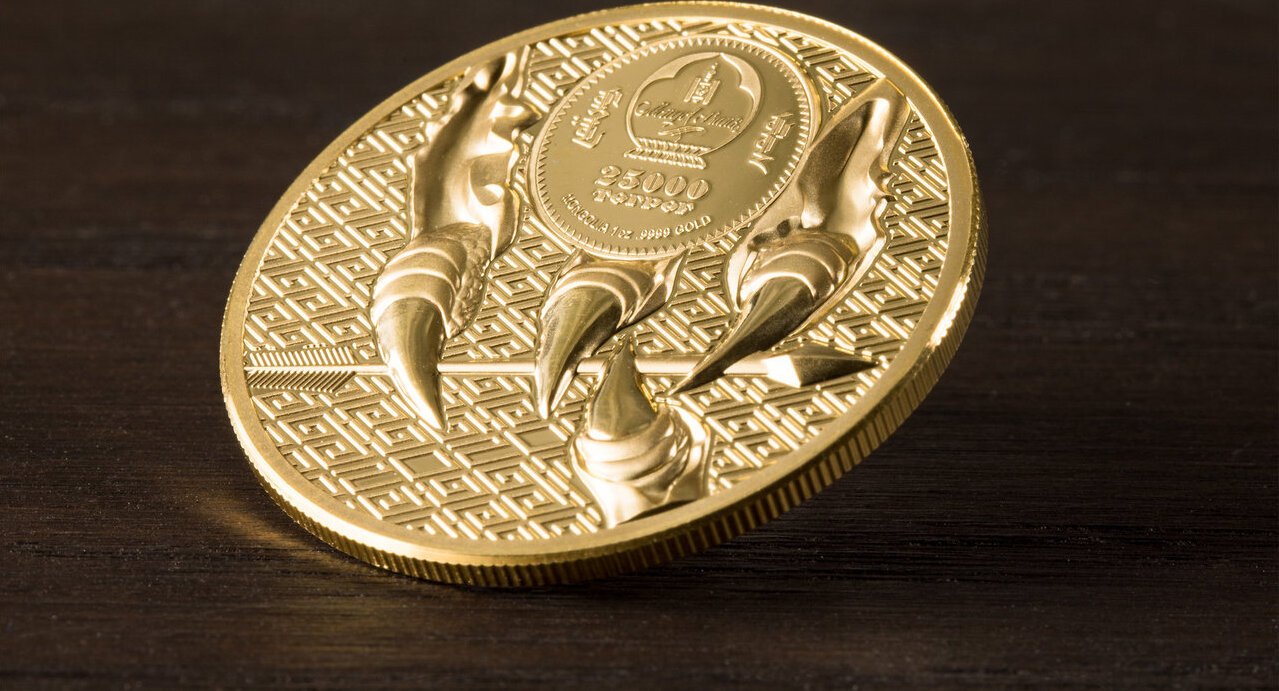 Mongolei 25000 Togrog 2020 1 oz Goldmünze Majestic Eagle PP | MA-Shops