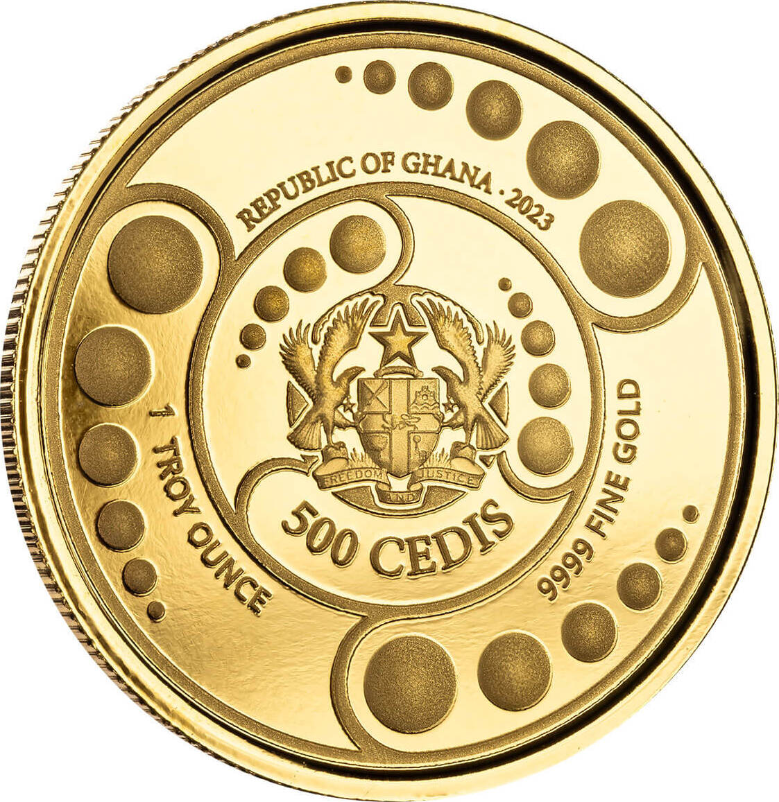 Ghana 500 Cedis 2023 1 oz Goldmünze Alien | MA-Shops