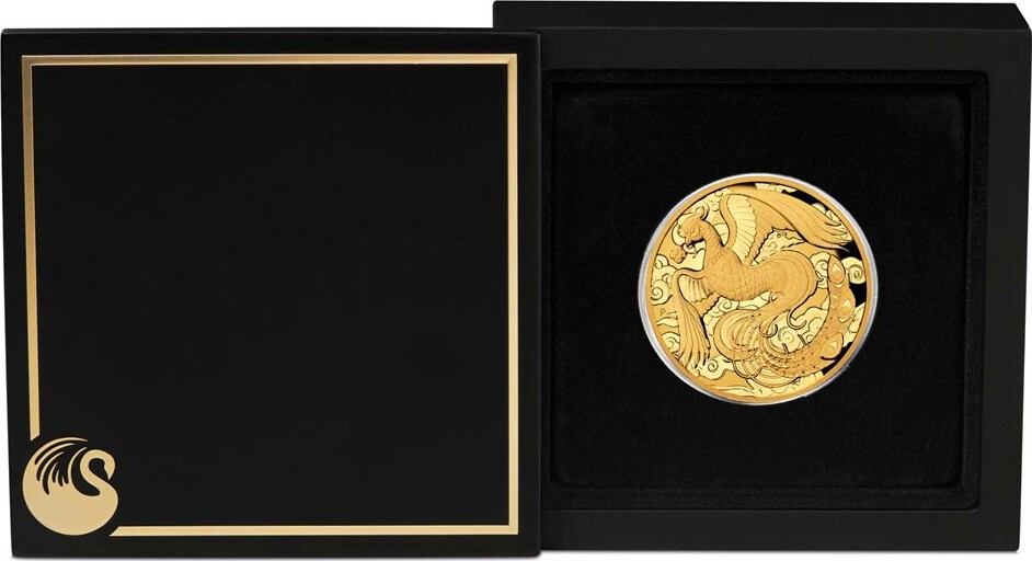 Australien 200$ 2022 2 oz Goldmünze Chinese Myths & Legends - Phoenix ...