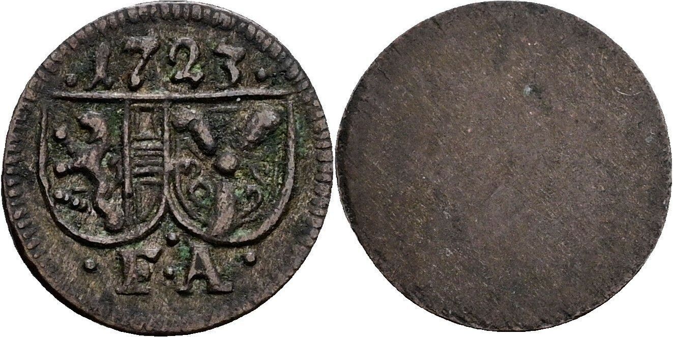 Erzbistum Salzburg, Franz Anton Fürst von Harrach 1709-1727, Pfennig ...