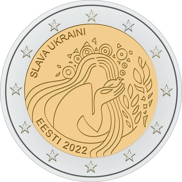 Estland 2 Euro2022 Slava Ukraine Unz Ma Shops