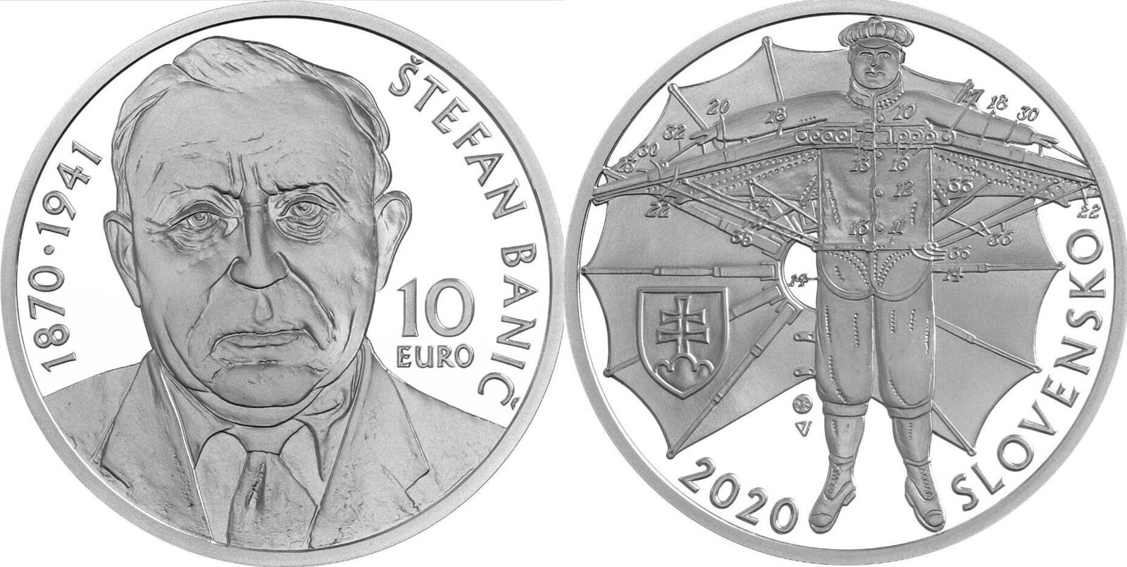 Slowakije 2020 10 Euro 'Stefan Banic' st | MA-Shops