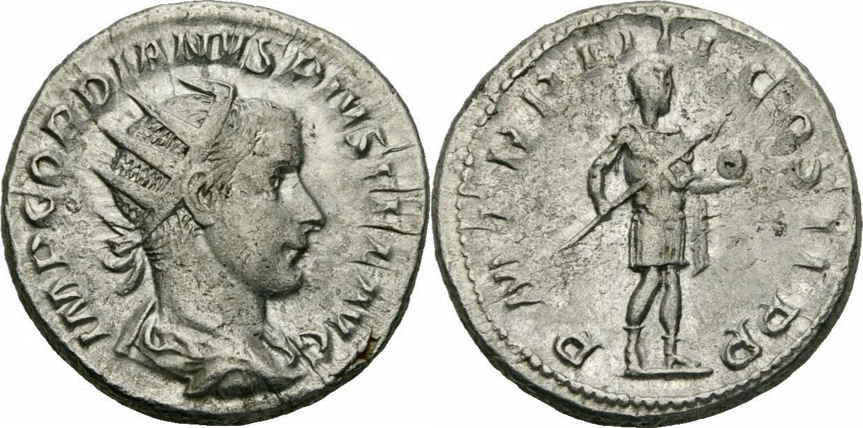 Rom Kaiserreich Gordianus III Pius Antoninian Rom 242-243 P M TR P IIII ...