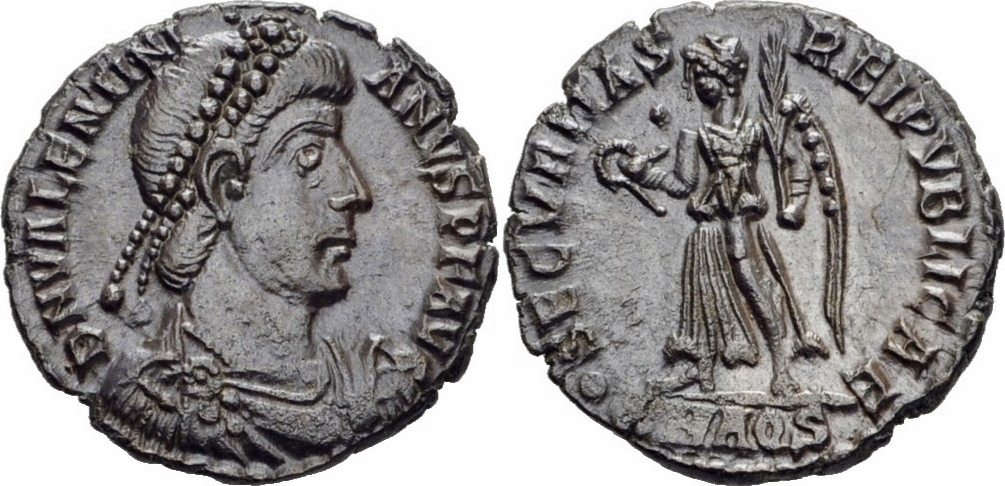 Römisches Kaiserreich Centenionalis 367-375 Valentinianus I Aquileia ...