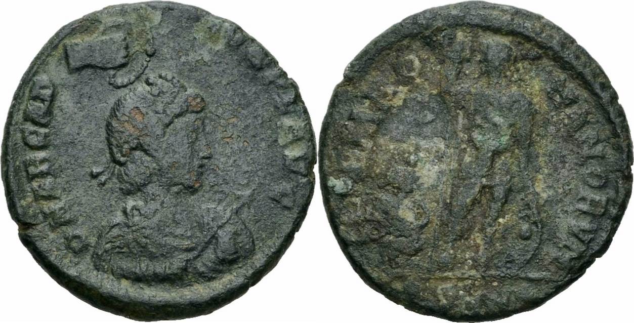 Rom Kaiserreich Arcadius Maiorina Nicomedia 383 GLORIA ROMANORVM Manus ...