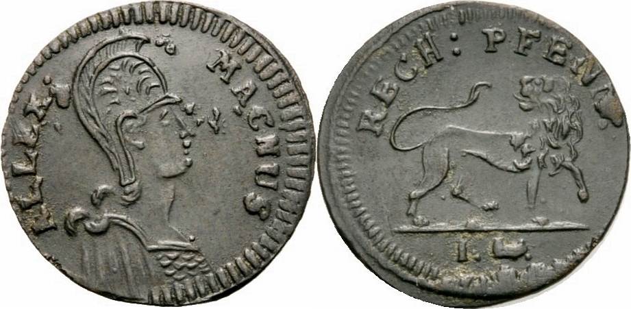 Nürnberg, Stadt Nürnberg Rechenpfennig o.J. von Johann Jakob Lauer ...