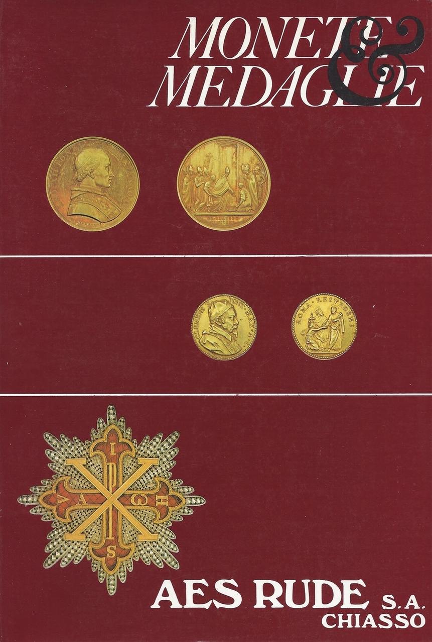 Auktionskatalog AES RUDE S.A. CHIASSO Asta N. 2 MONETE & MEDAGLIE ...