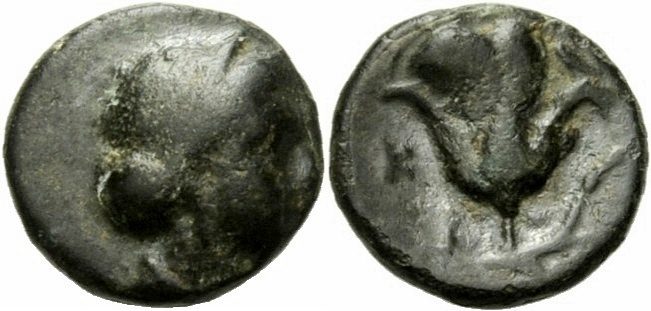 Karien Inseln 350-300 v. Chr. Rhodos Insel vor Karien Bronze 350-300 ...
