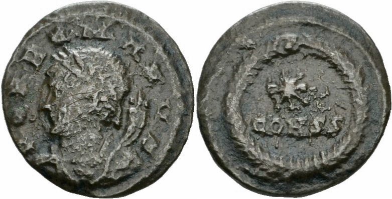 Rom Kaiserreich Constantinopolis Populus Romanus 1/2 Follis 330 Genius ...